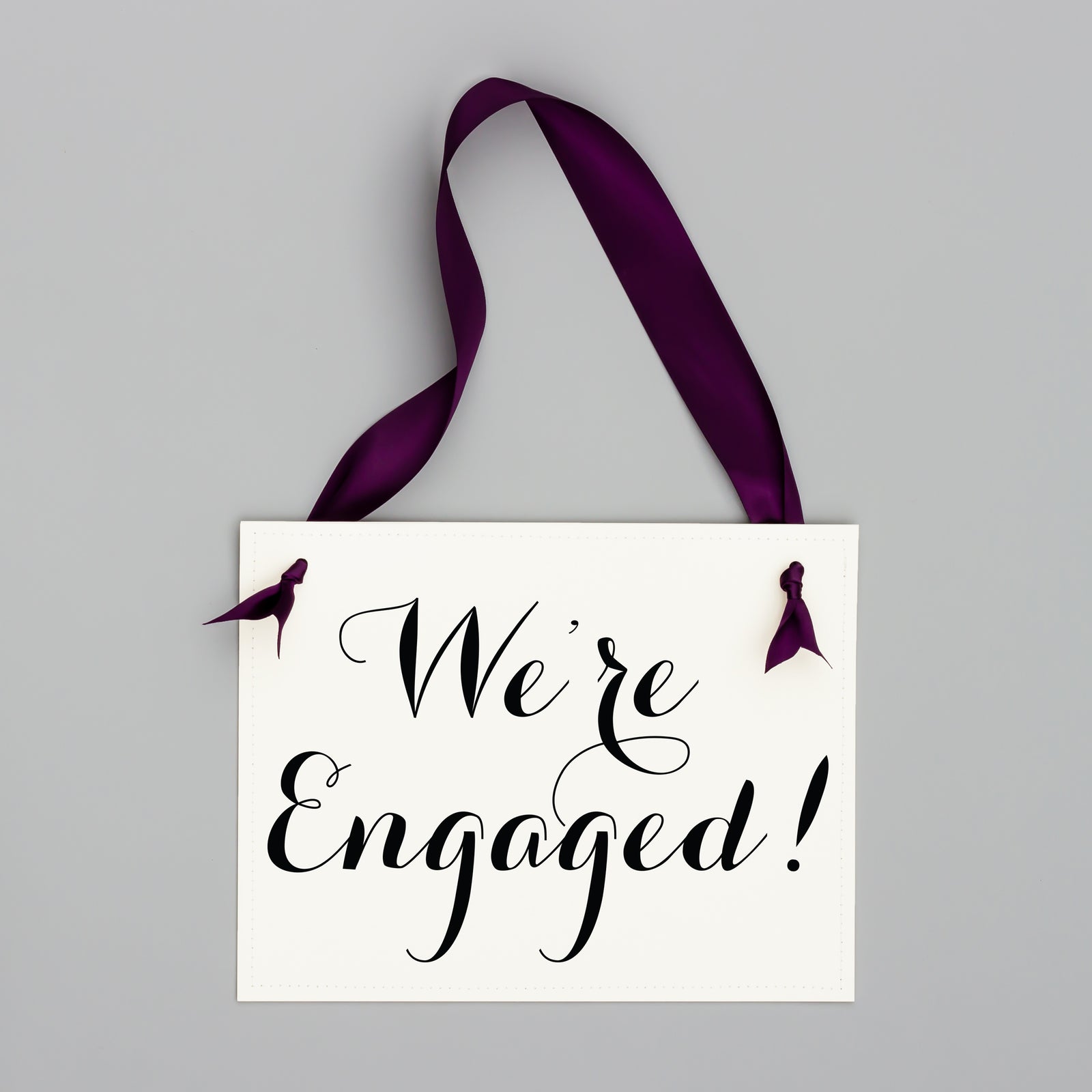 We're Engaged! Engagement Announcement Sign for Proposals | Photo Prop ...