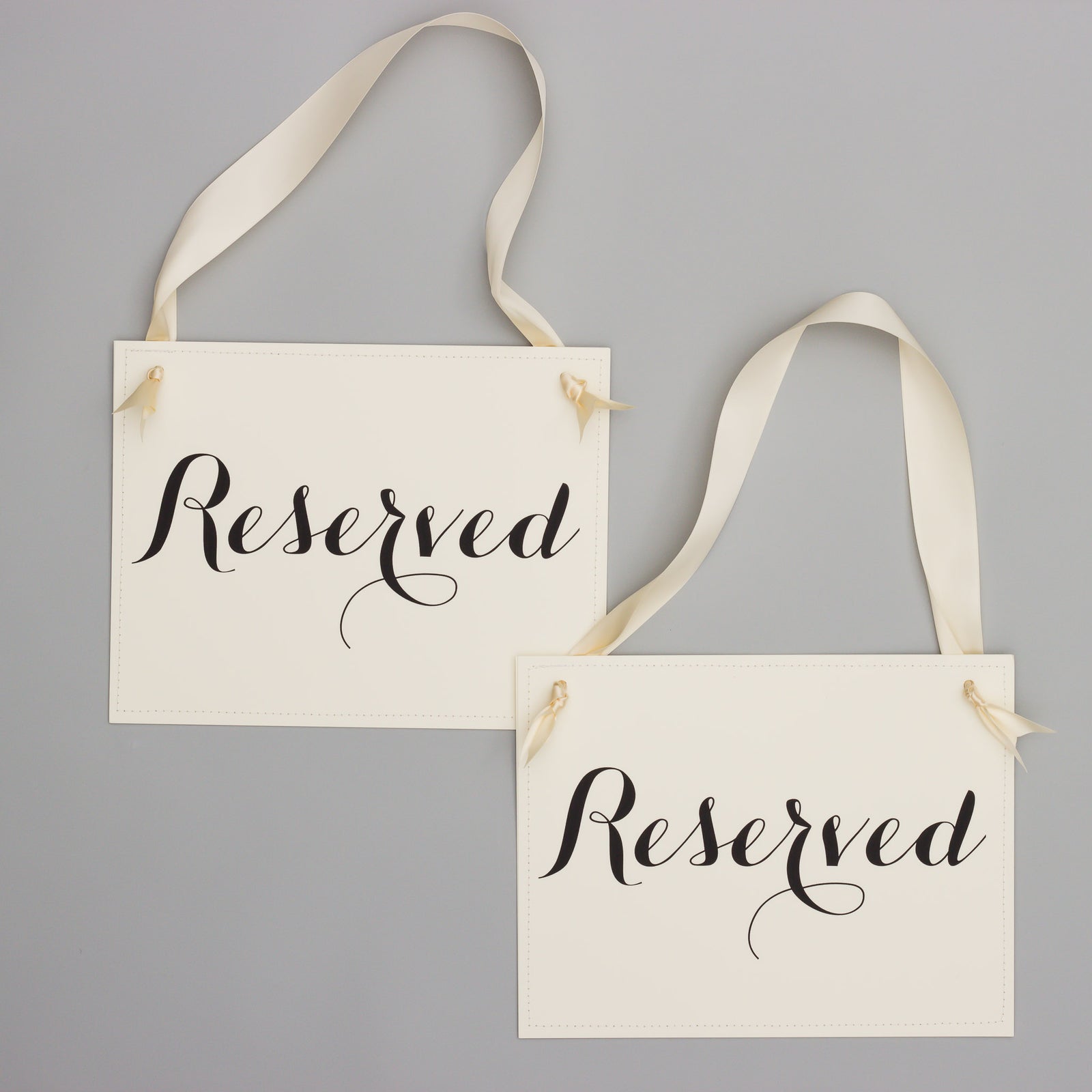 Reserved Seat Sign for Wedding Ceremony or Event | Party Chair Banner ...