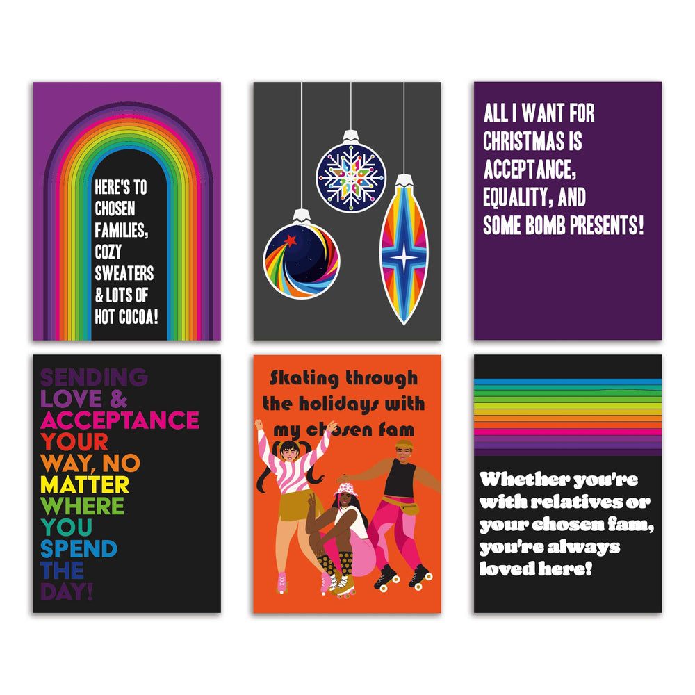 LGBT Holiday Cards Gay Pride & Lesbian Christmas Greetings - 24 Pack ...